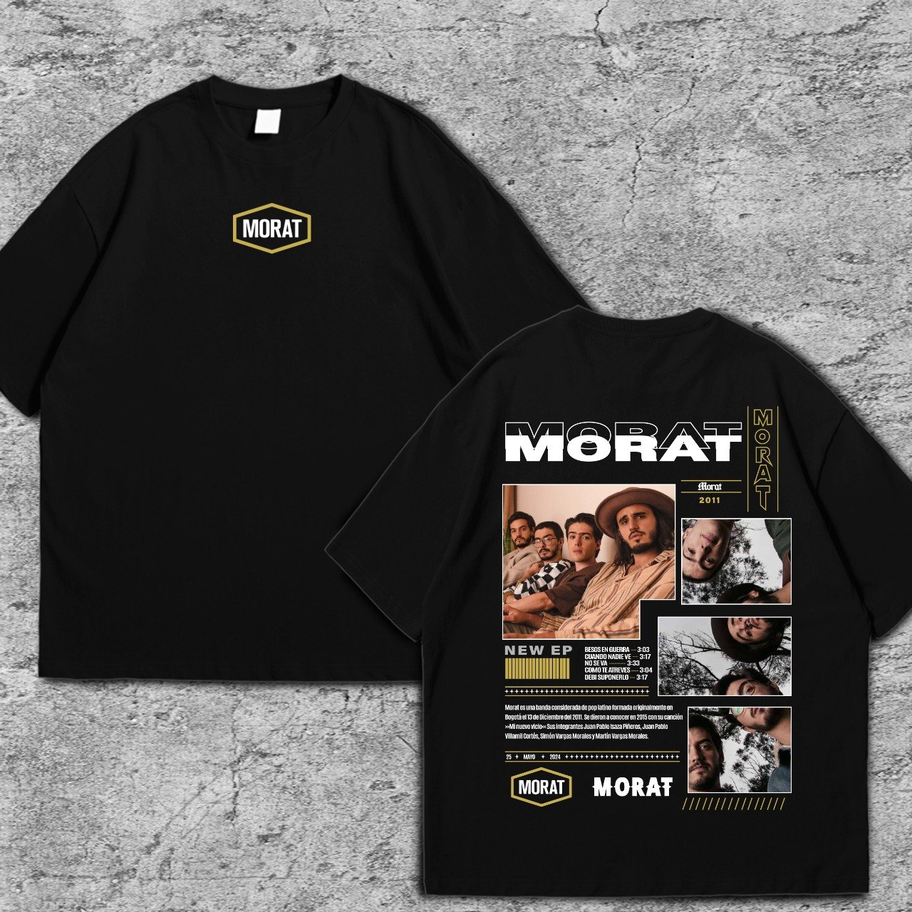 Playera de Cuello Redondo Artistas | Morat | SuperLab México®